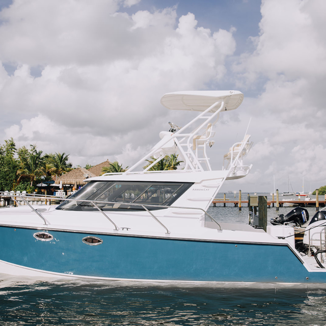 ArrowCat Power Catamarans | The ArrowCat 320 Express Cruiser