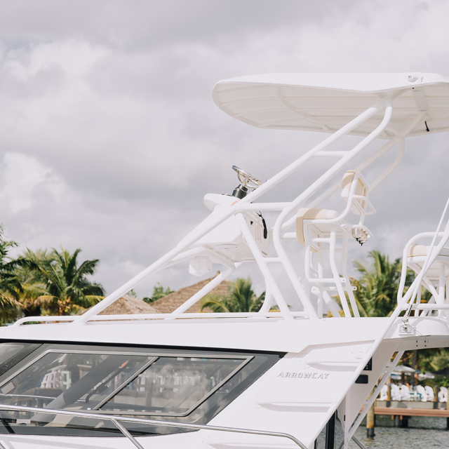 ArrowCat Power Catamarans | The ArrowCat 320 Express Cruiser