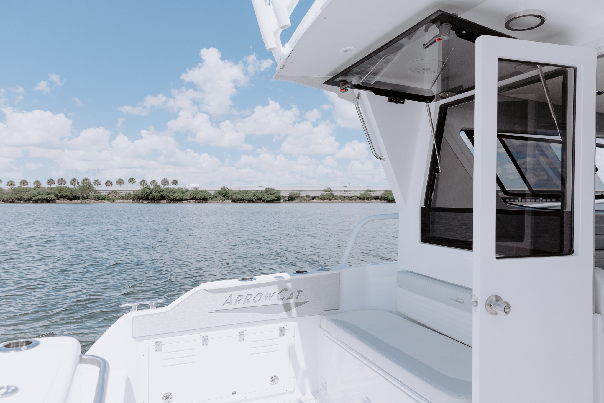 The 32' Express Cruiser Power Catamaran
