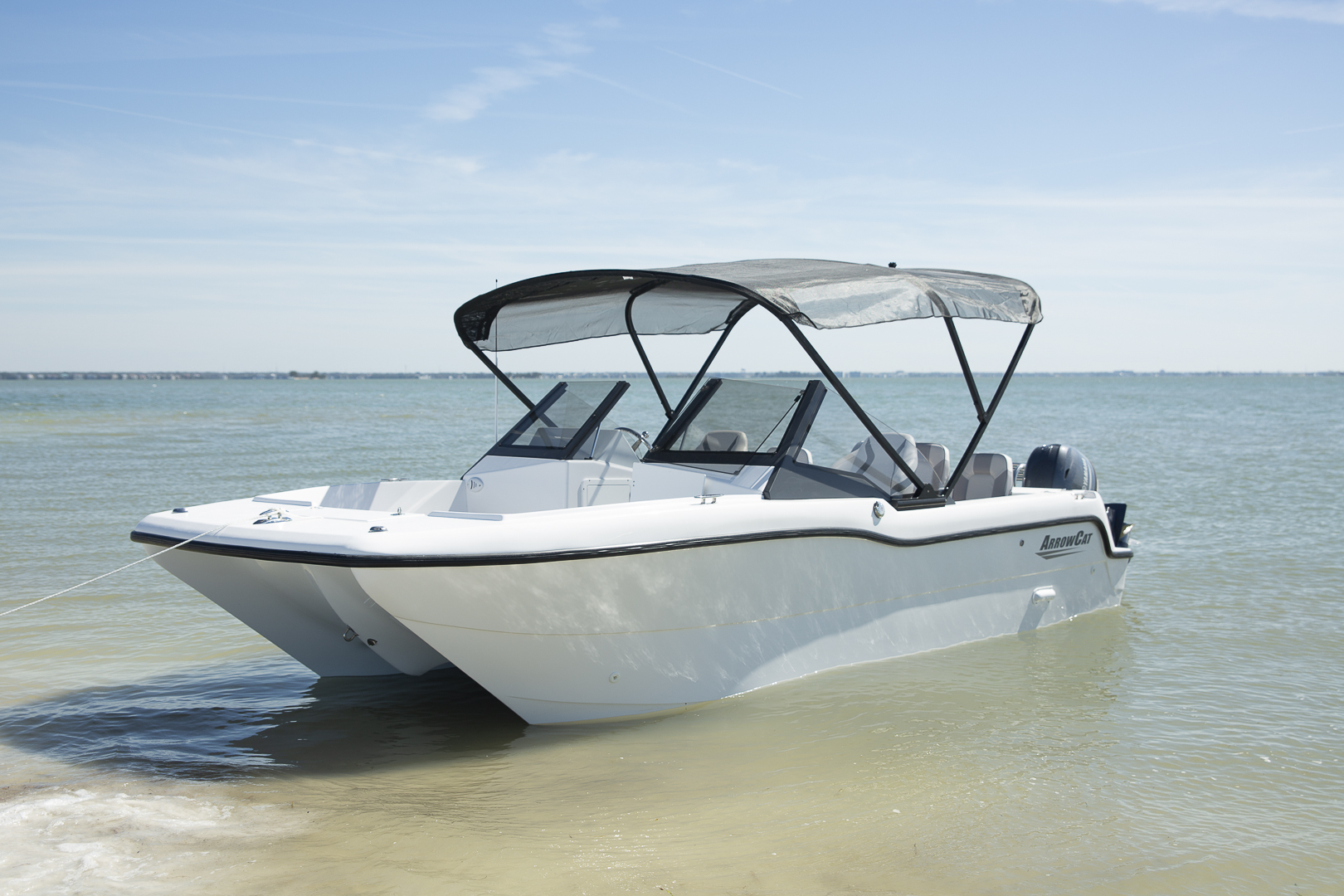 Introducing Our 2025 20-Foot Dual Console Power Catamaran Model