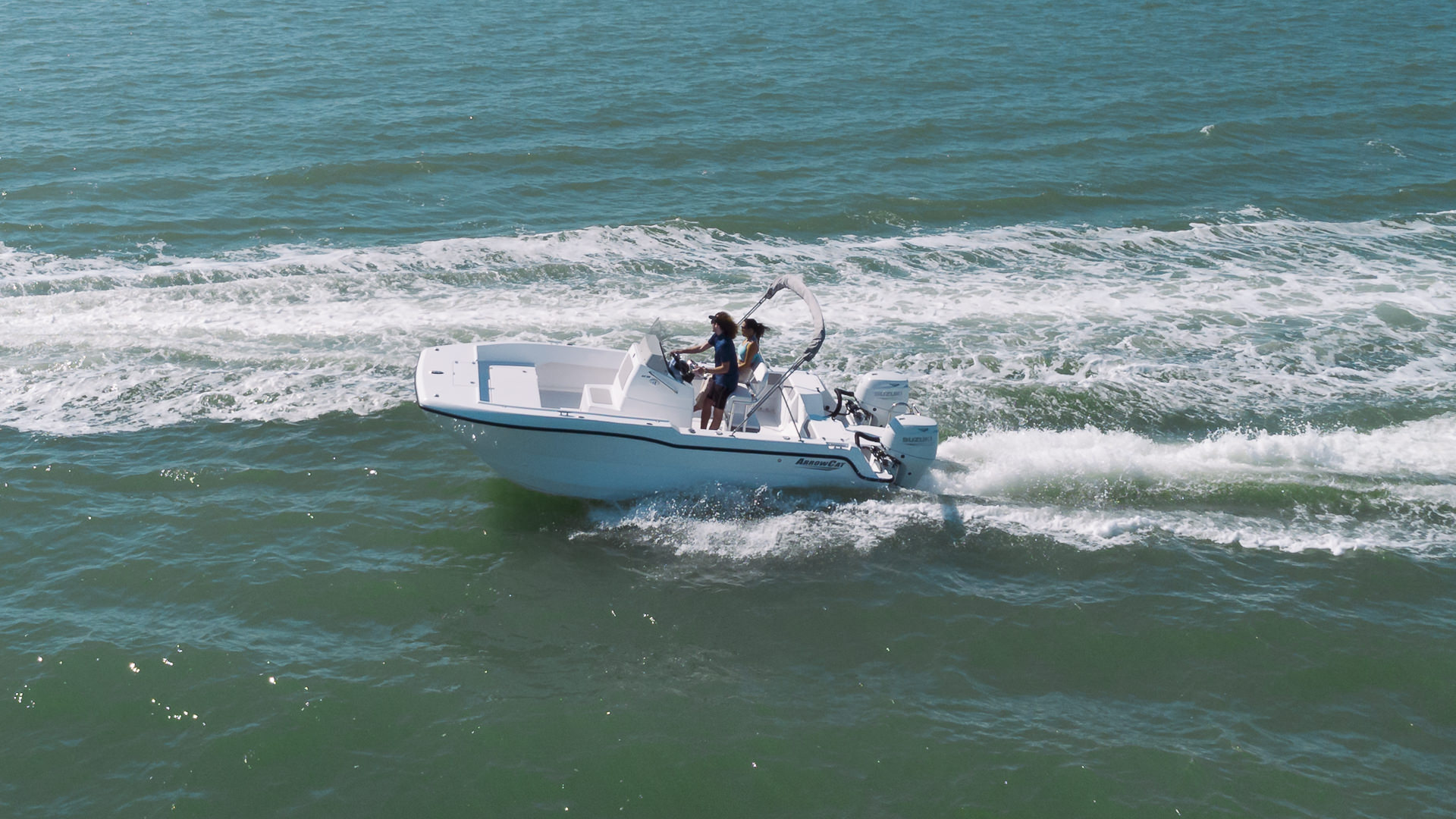 20 Ft Center Console Power Catamaran - Simple, Fast & Fun